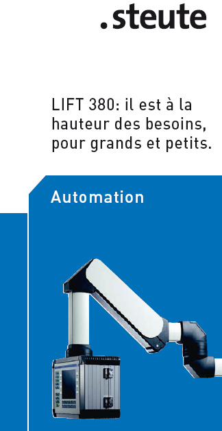 LIFT 380, bras mobile horizontal et vertical