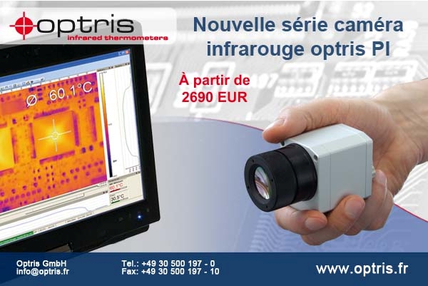 Caméra infrarouges optris PI