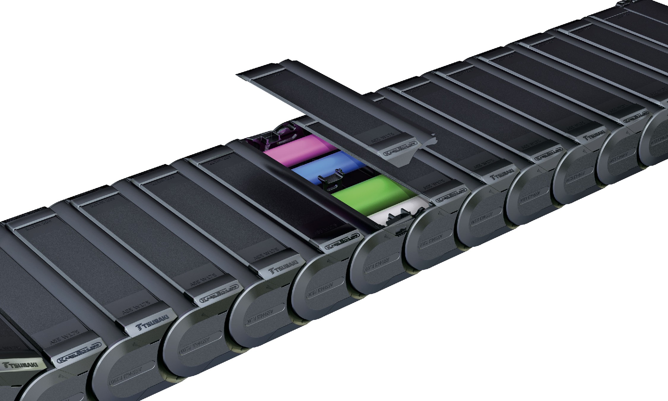 Gamme de chaînes porte-câbles