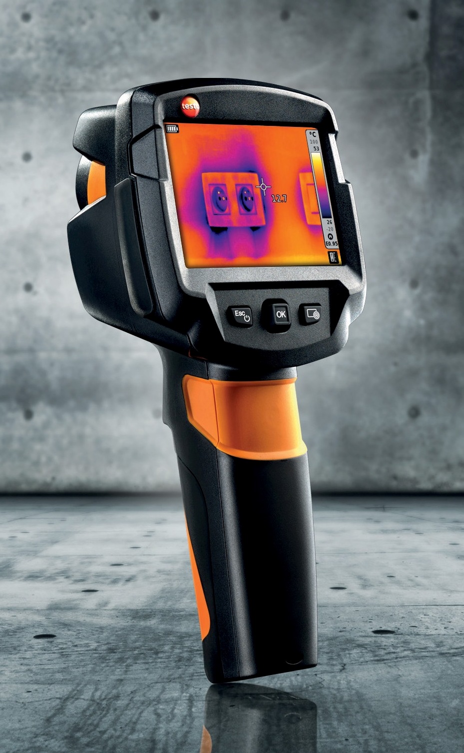 Caméra thermique ergonomique