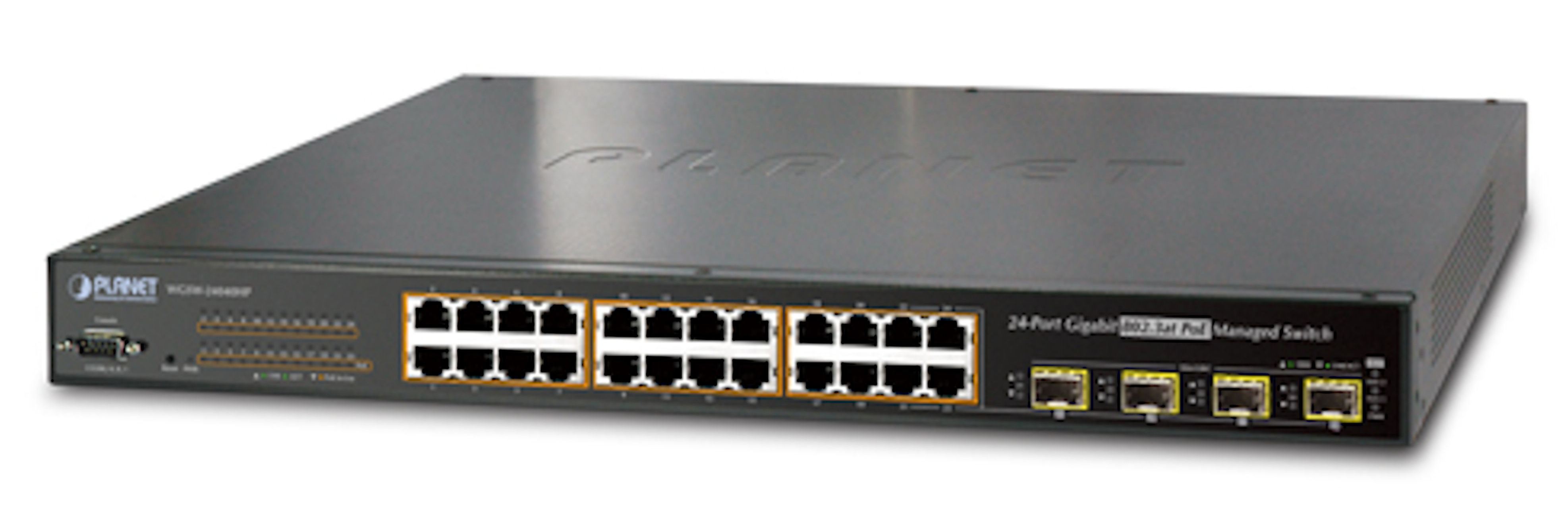 Hub managé PoE haute puissance