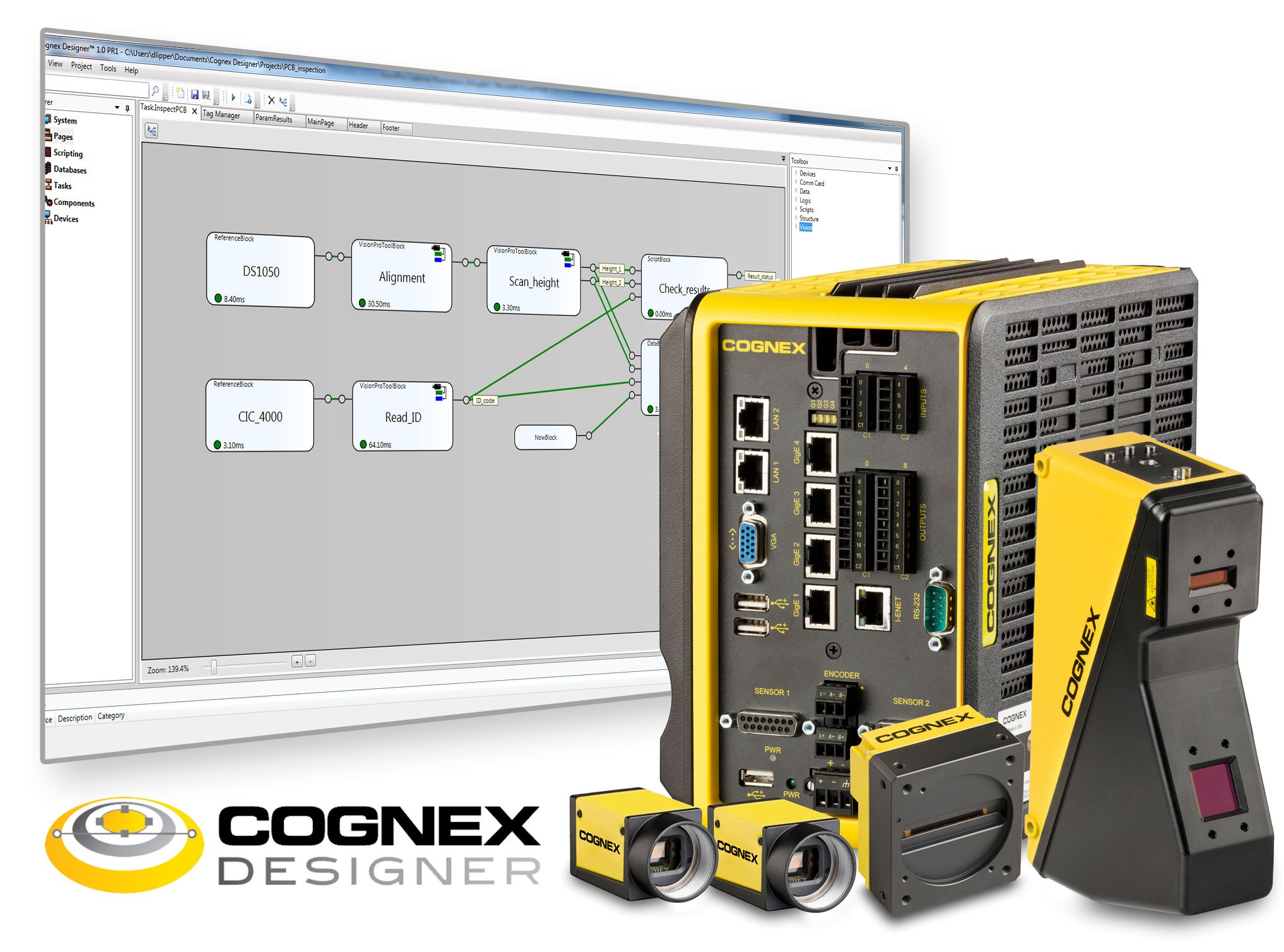 Système de vision 3D multi-caméras de Cognex
