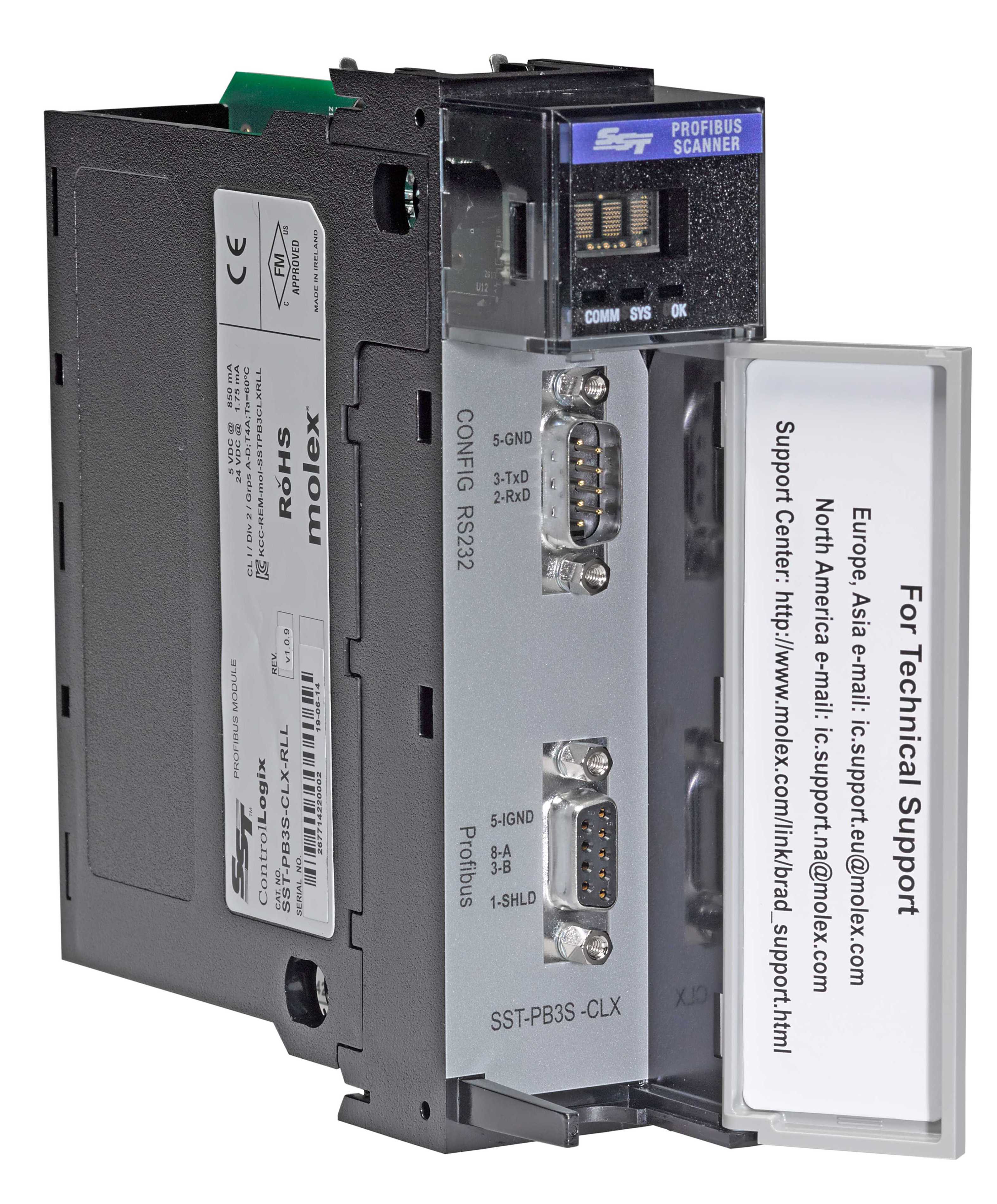 Modules de communication Brad SST de Molex