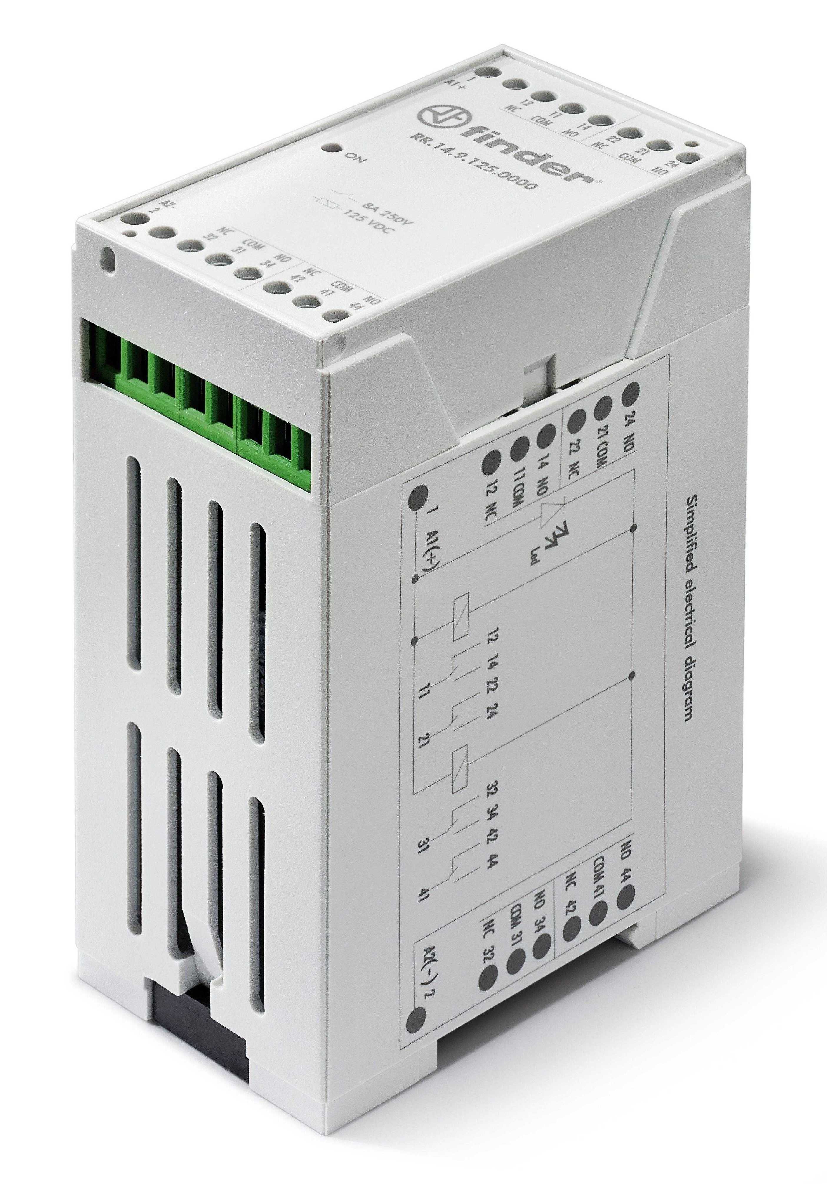 Relais rapides 4 contacts série RR de Finder