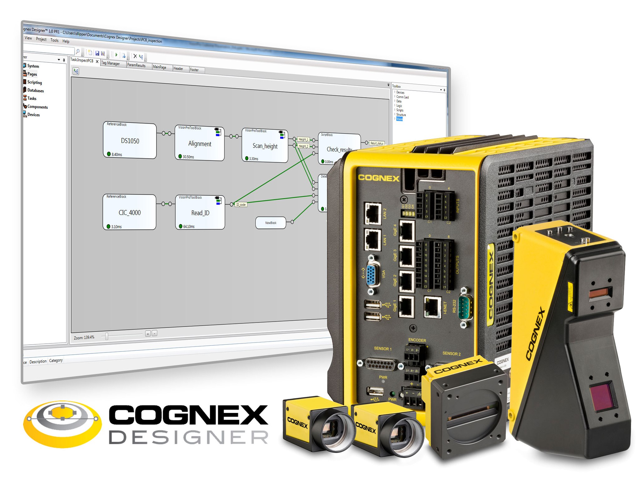 Système de vision complet VC5 de Cognex