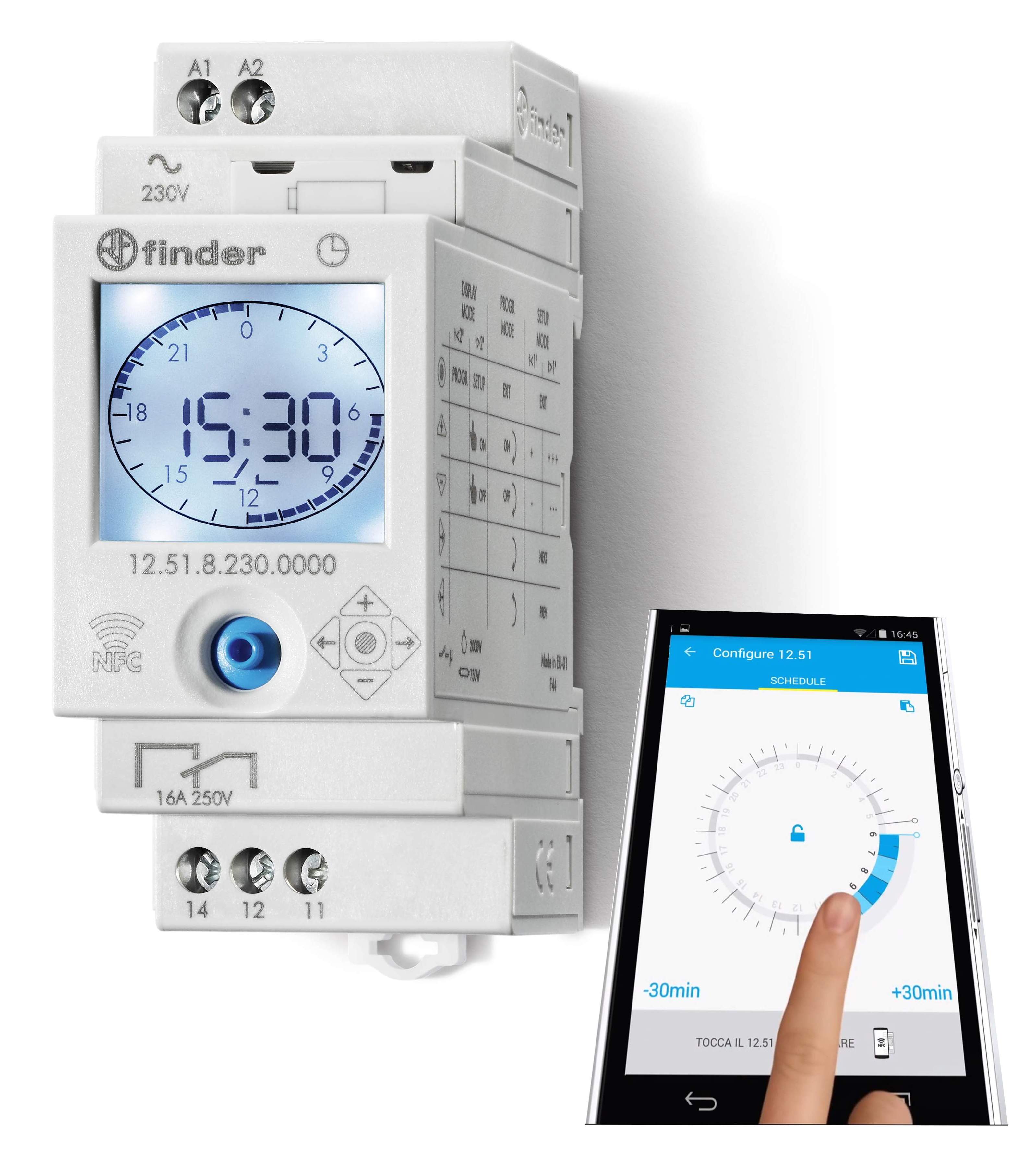 Horloges programmables série 12 de Finder