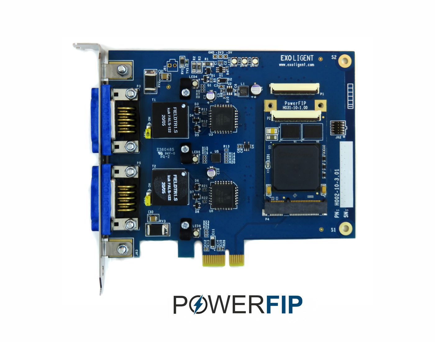 Carte FIP PCI express avec composant PowerFIP