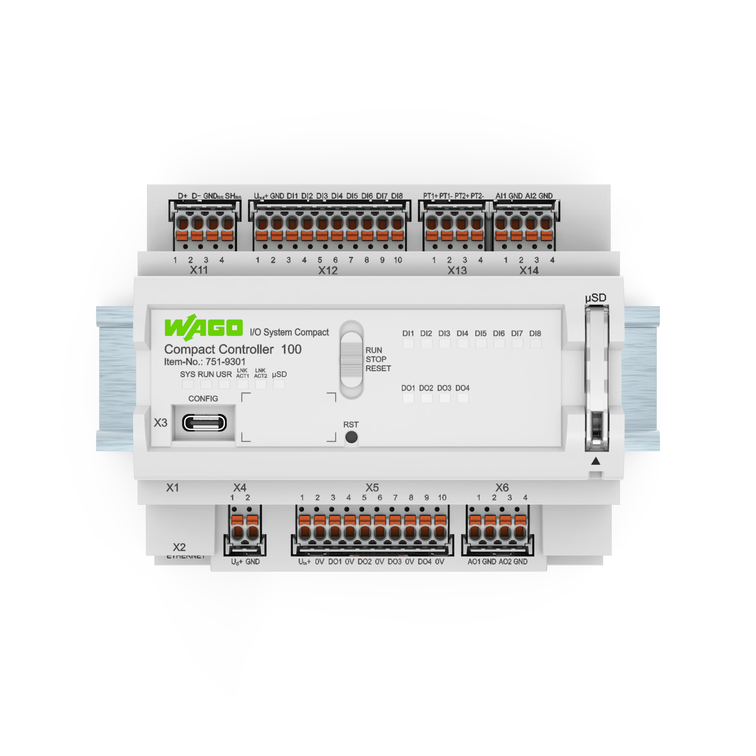 Automate au format modulaire intégrable dans les tableaux électriques