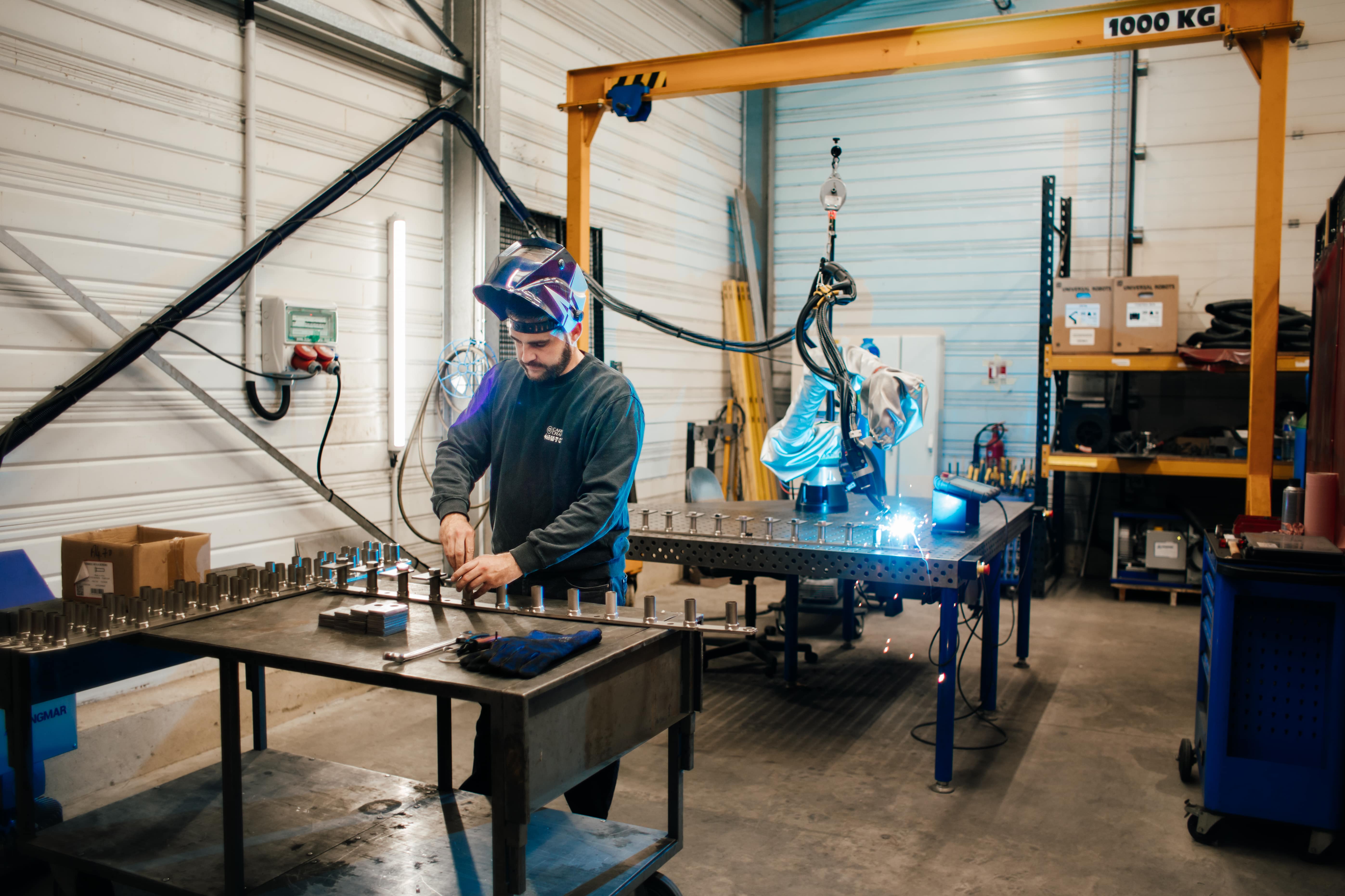 Le robot de soudage améliore les conditions de travail chez Armtop