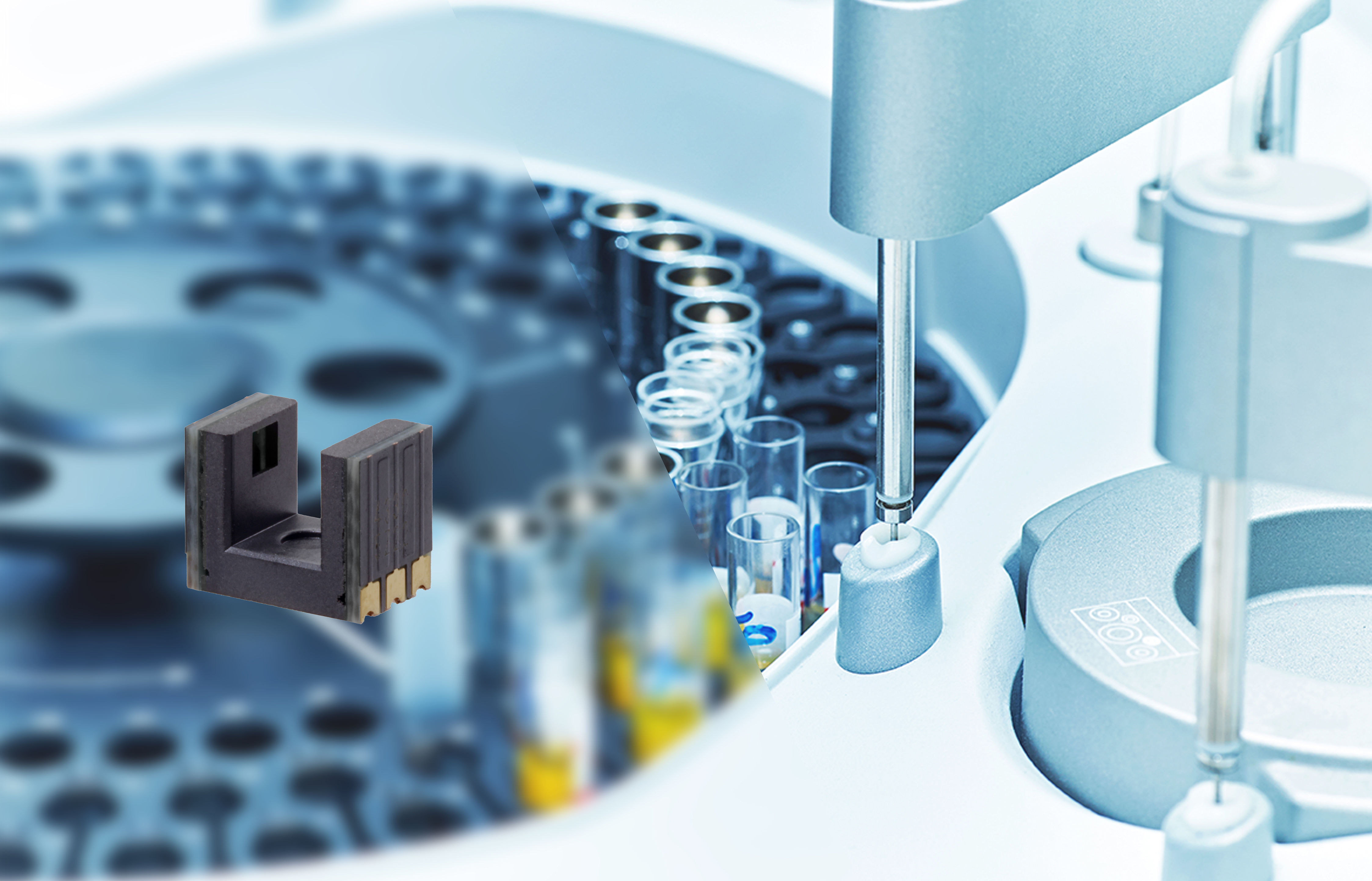 Microcapteur optique en circuit intégré CMS à fente de 3 mm