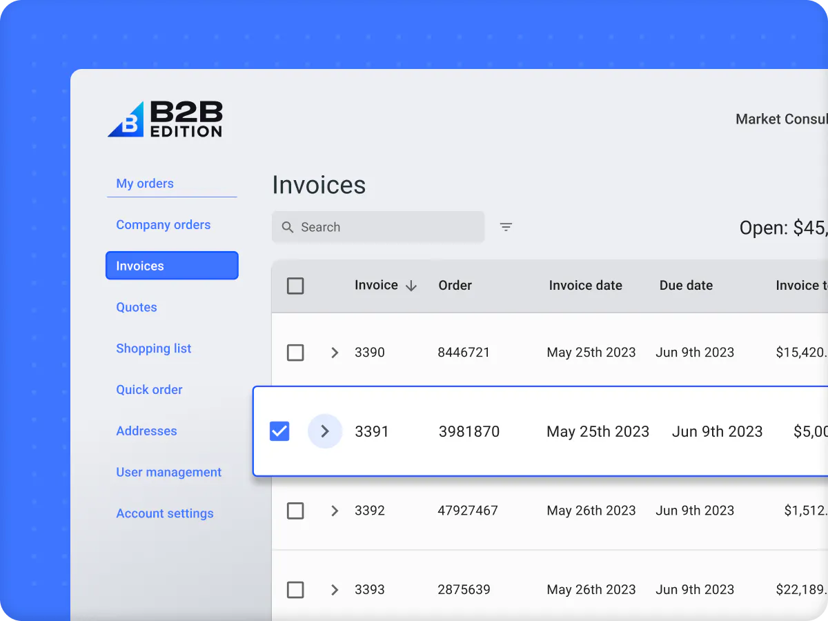 Plateforme numérique pour une activité B2B boostée