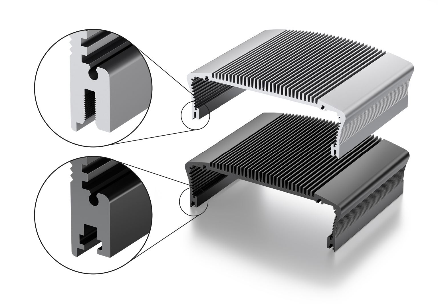 Boîtiers pour PC embarqués dans divers formats de circuits imprimés