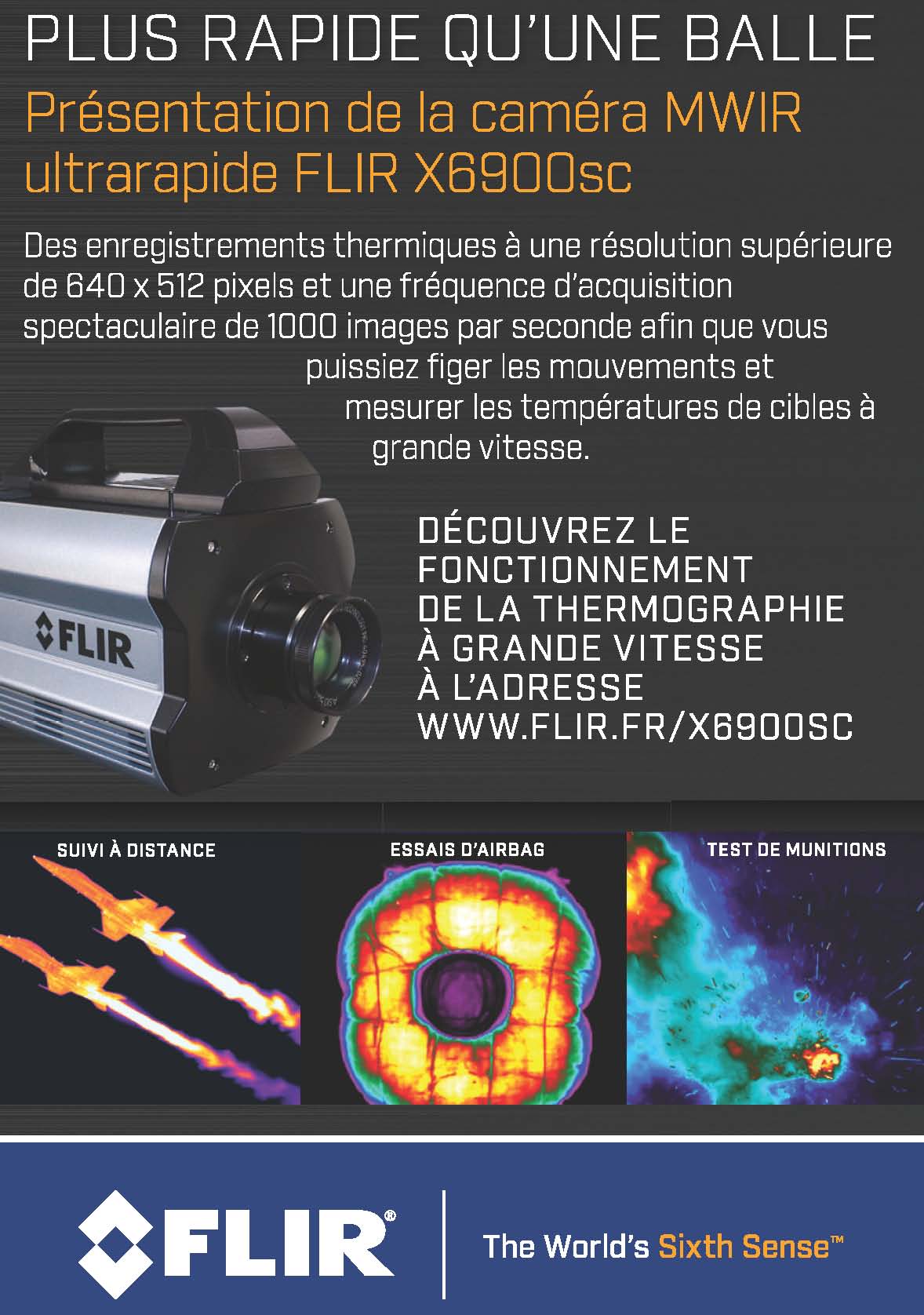 Caméra infrarouge ultrarapide