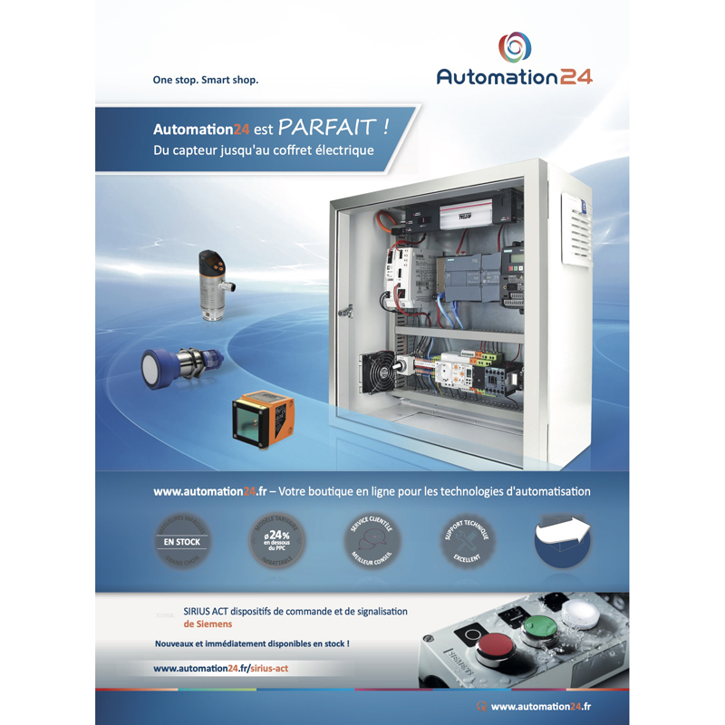 Automation24, la boutique en ligne pour les technologies d'automatisation
