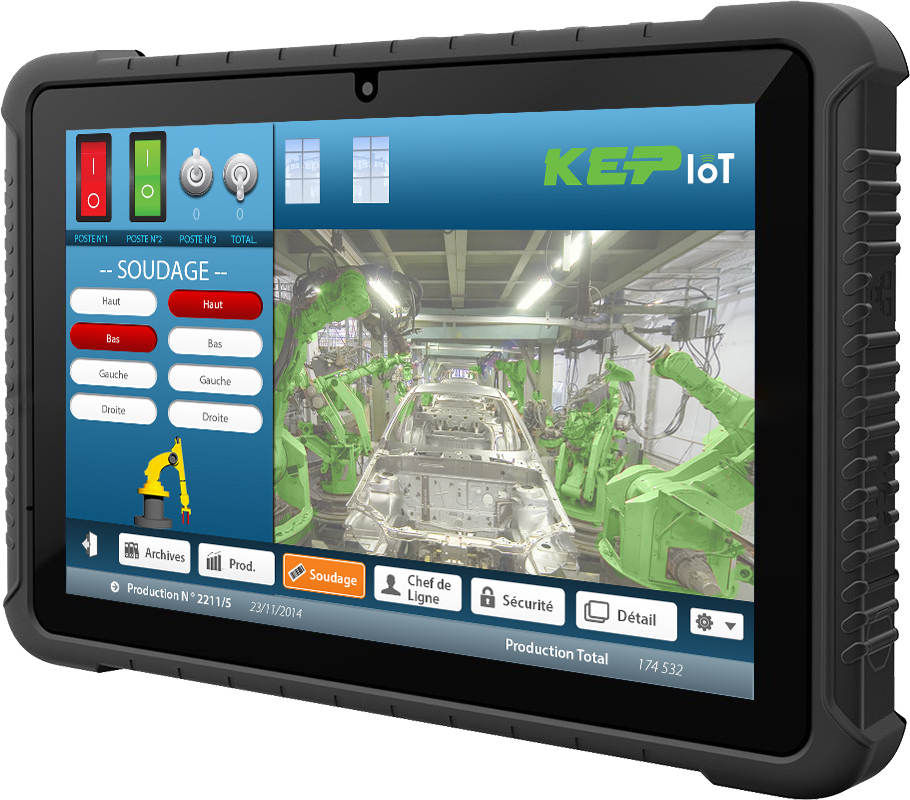 Tablette tactile professionnelle