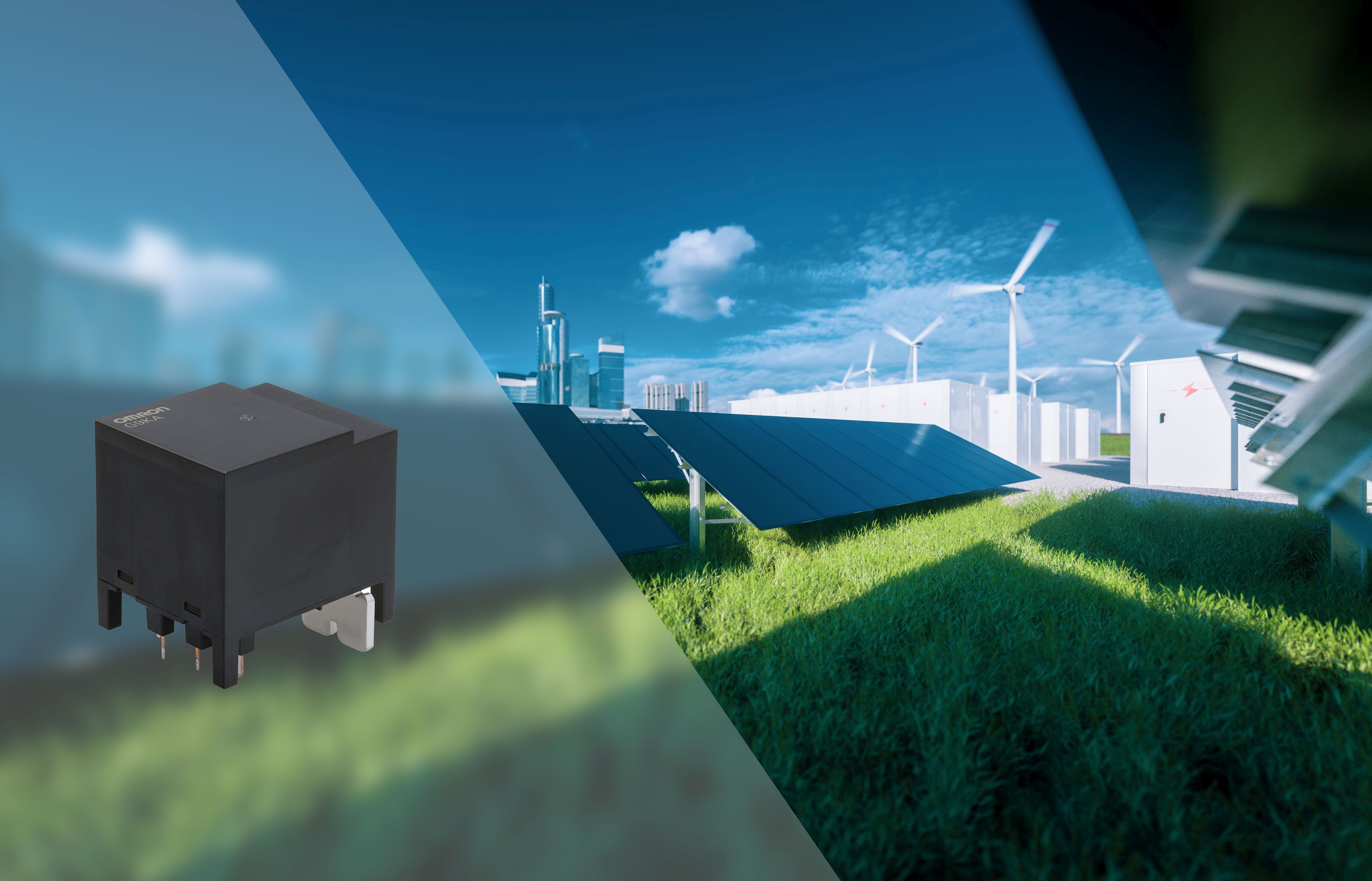 Le relais G9KA-1A1B-E d'OMRON offre une capacité de 300 A/1 000 V dans ...