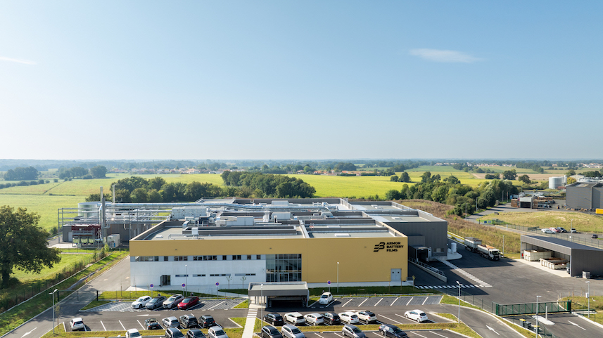 Armor Battery Films met en route son usine située près de Nantes