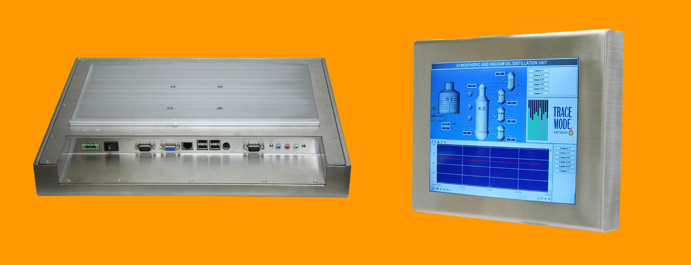 Ordinateur Panel PC en inox