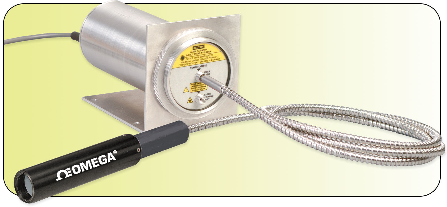 Pyromètre à fibre optique