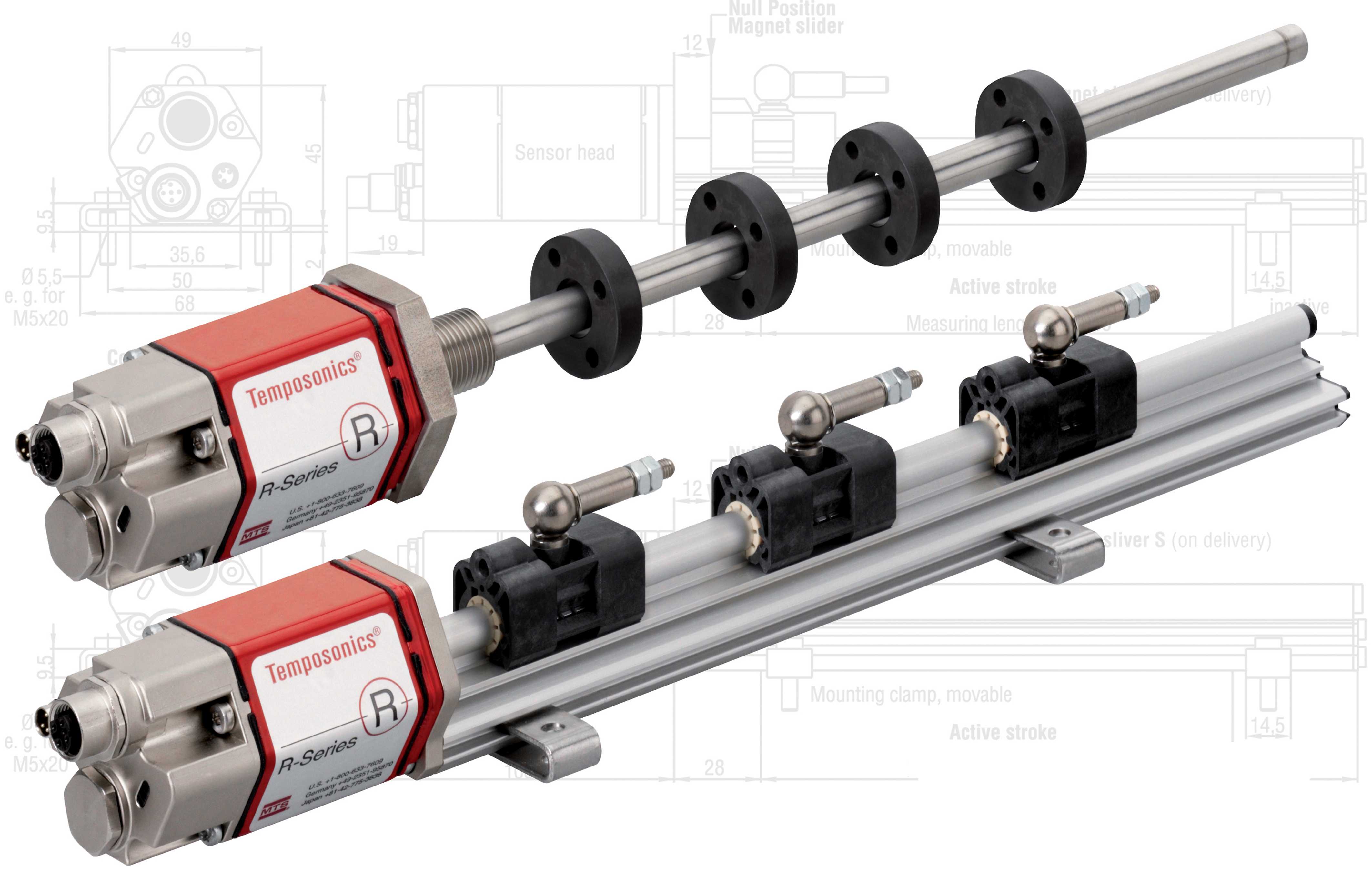 Capteur de position avec interface Powerlink