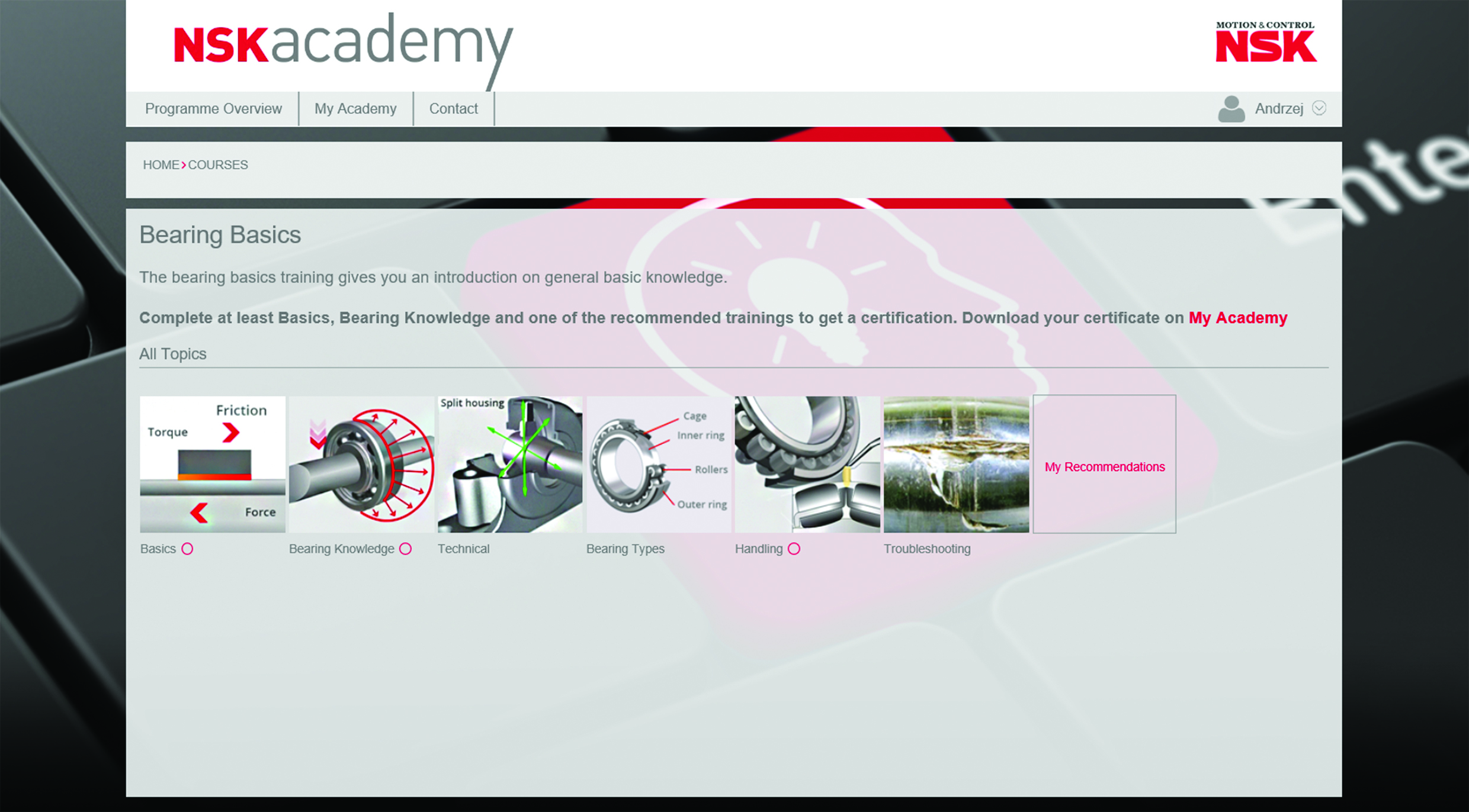 NSK Europe lance l´Académie NSK