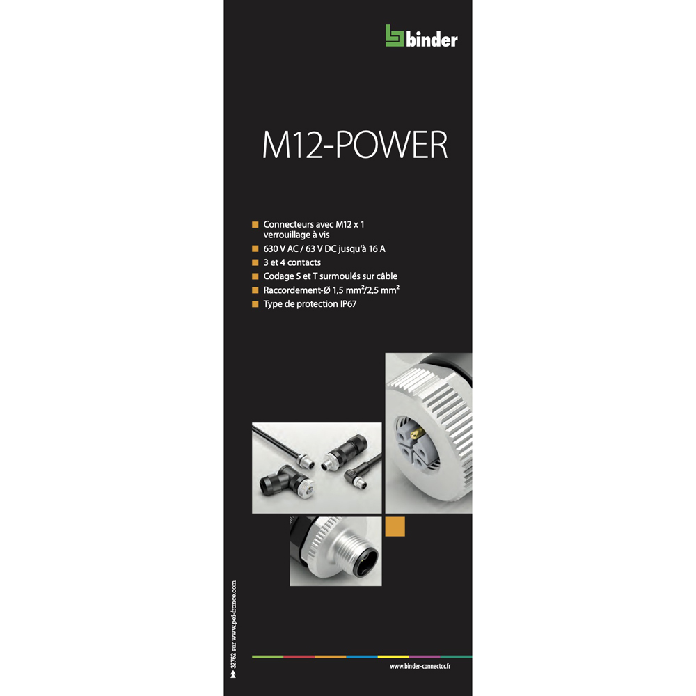 Connecteurs M12-Power de Binder