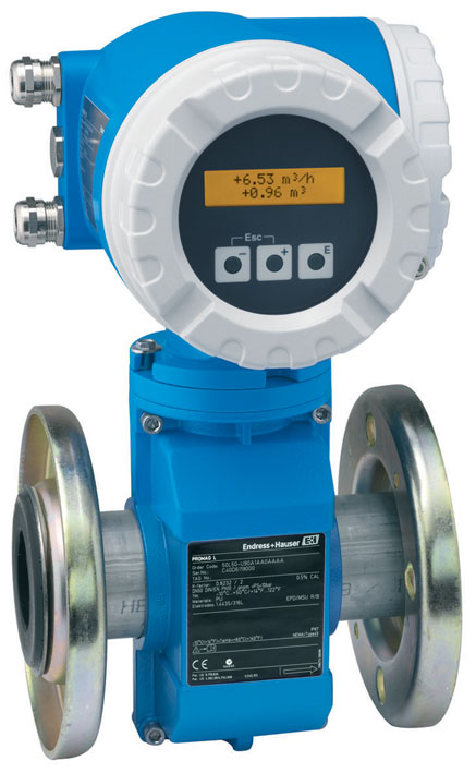 Débimètre électromagnétique à brides tournantes