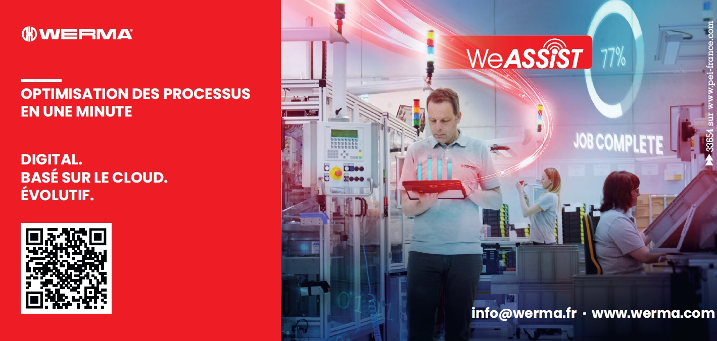 WeAssist de Werma, une solution de signalisation basée sur le Cloud