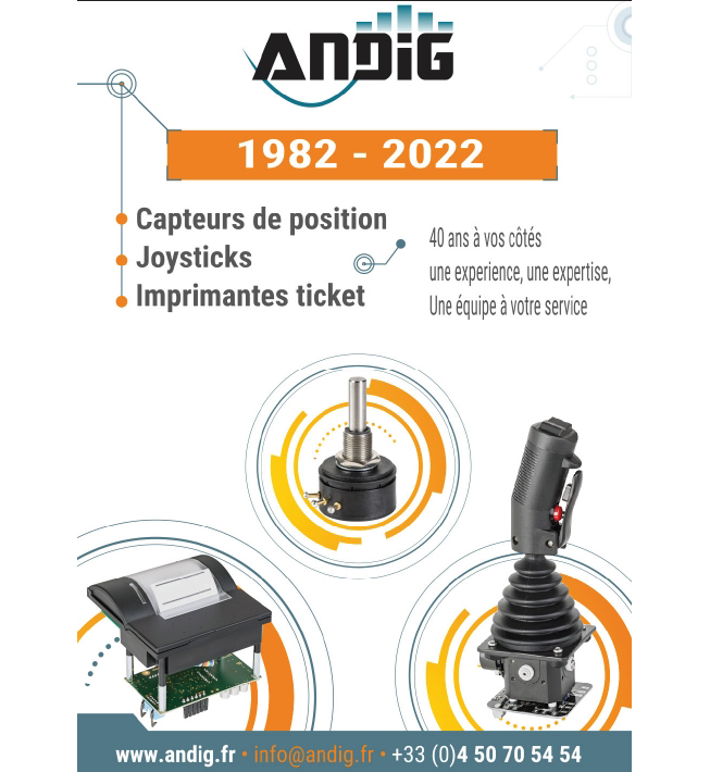 Capteurs, joysticks et imprimantes de Andig