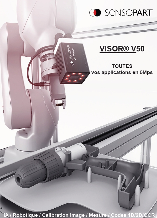 Capteur de vision 5 Mégapixels de Sensopart