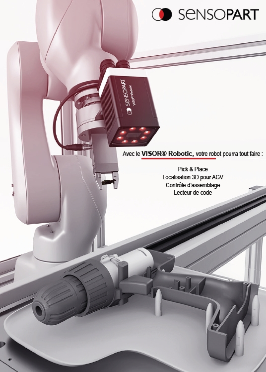 Capteur de vision pour robot de Sensopart