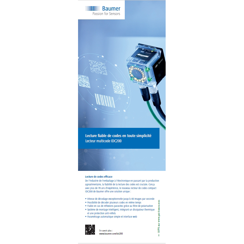 Lecteur de codes de Baumer