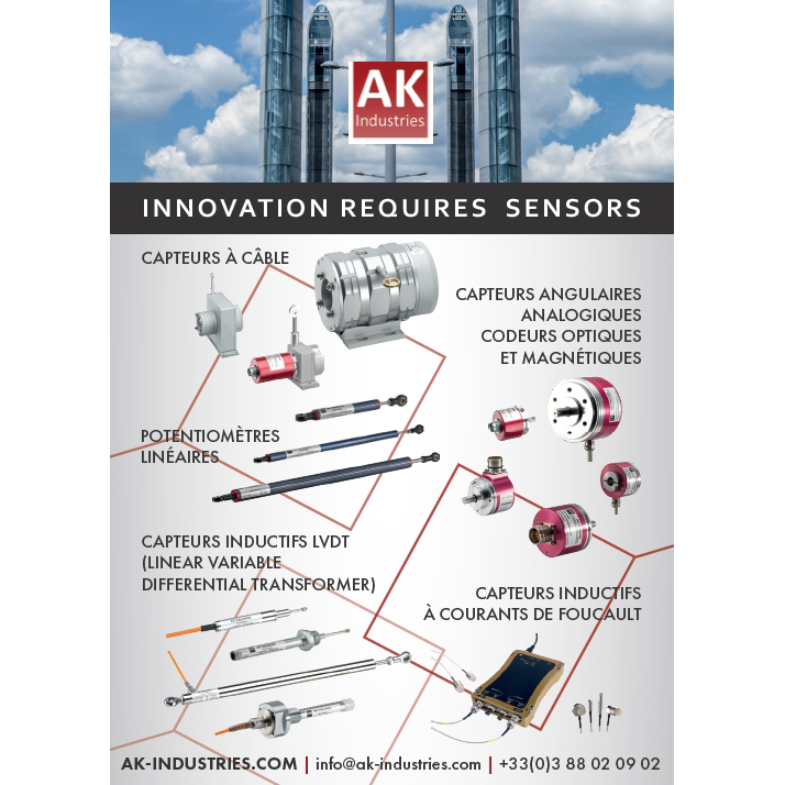 Capteurs, codeurs et potentiomètres de AK Industries